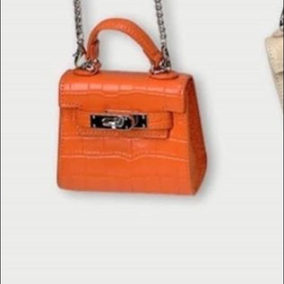 Bags | Mini Bag Crossbody Orange Color | Poshmark